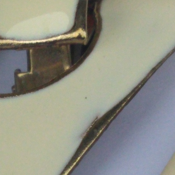 Vintage | Jewelry | 8s Vintage Retro Art Deco Enamel Triangle Clipon ...